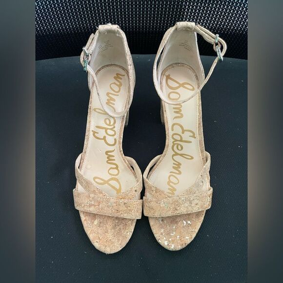 Sam Edelman | Shoes | Sam Edelman Strappy Sandal Heels Omar Natural ...